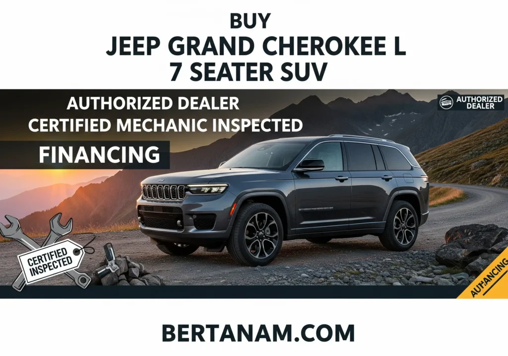 Buy Jeep Grand Cherokee L 7 Seater SUV Authorized Dealer Certified Mechanic Inspected Financing ...